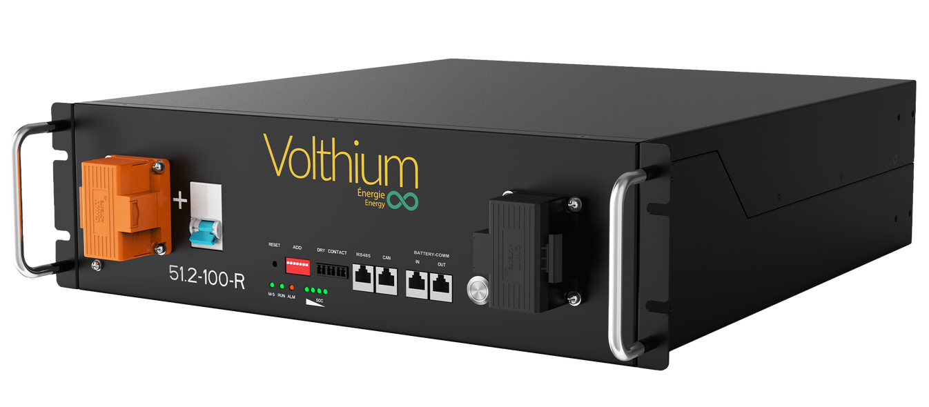Batterie au lithium 51.2V 100A Rackmount 3U de Volthium - Autochauffan ...